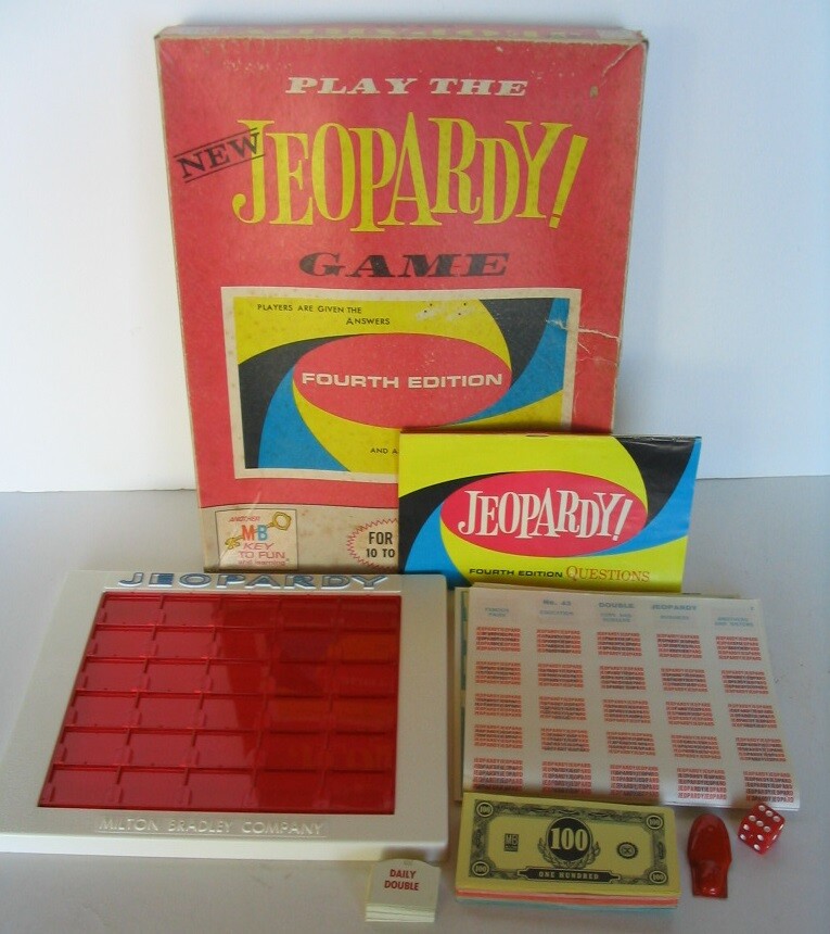 Jeopardy 1964 Jeopardy Game 1st Edition 1964 Milton Bradley