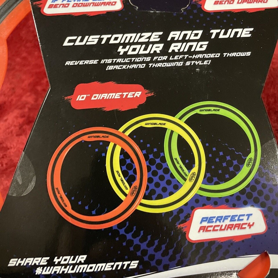 Wahu Wingblade Pro Flying Ring Soft Grip Outdoor toy - Red | eBay