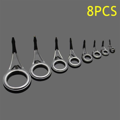 O Ring Fishing Rod Guide Tip Repair Kit Tackle Box Accessories Eye ...