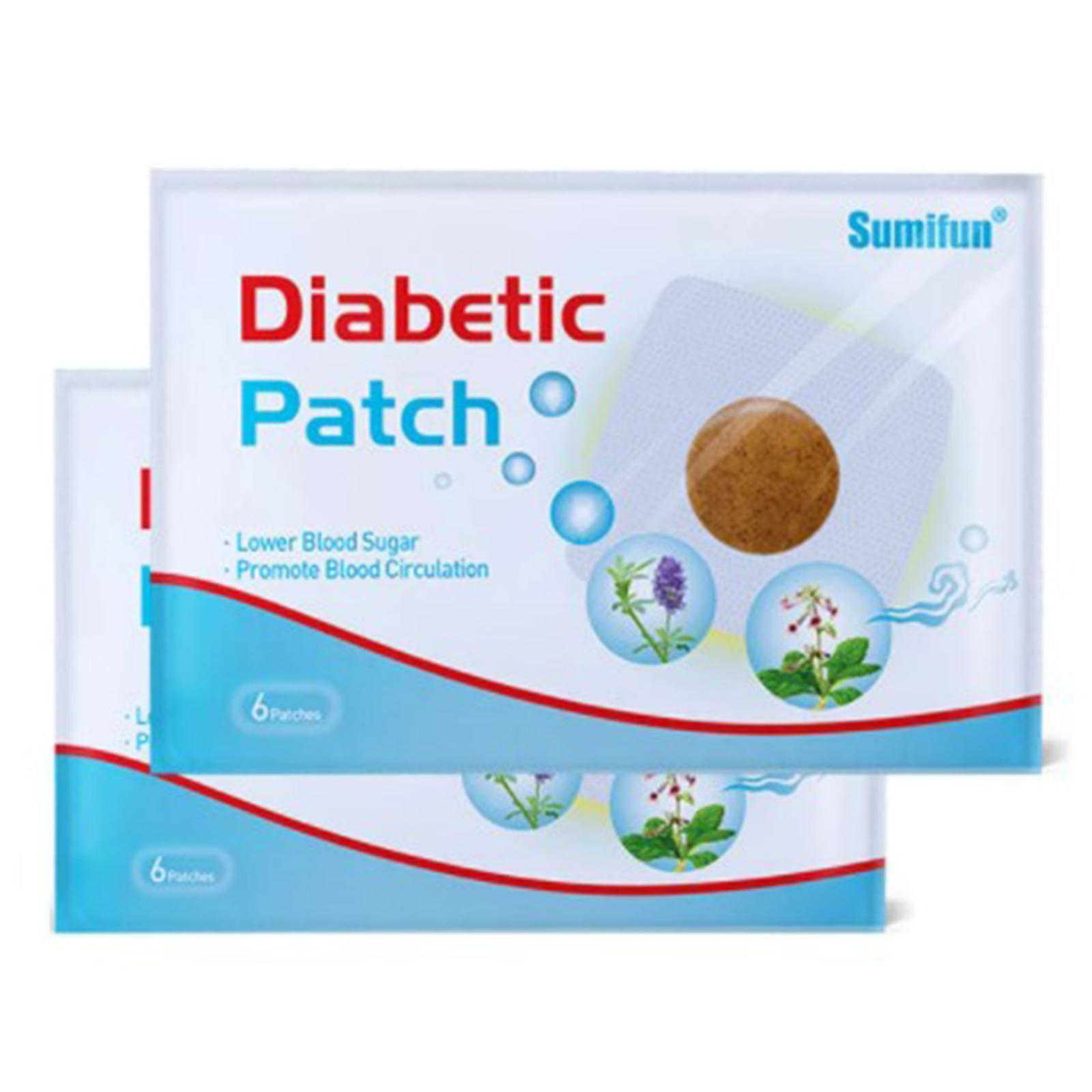 6Pack Diabetic Patch Anti Diabetic Treatment Stickers Reduce Blood ...