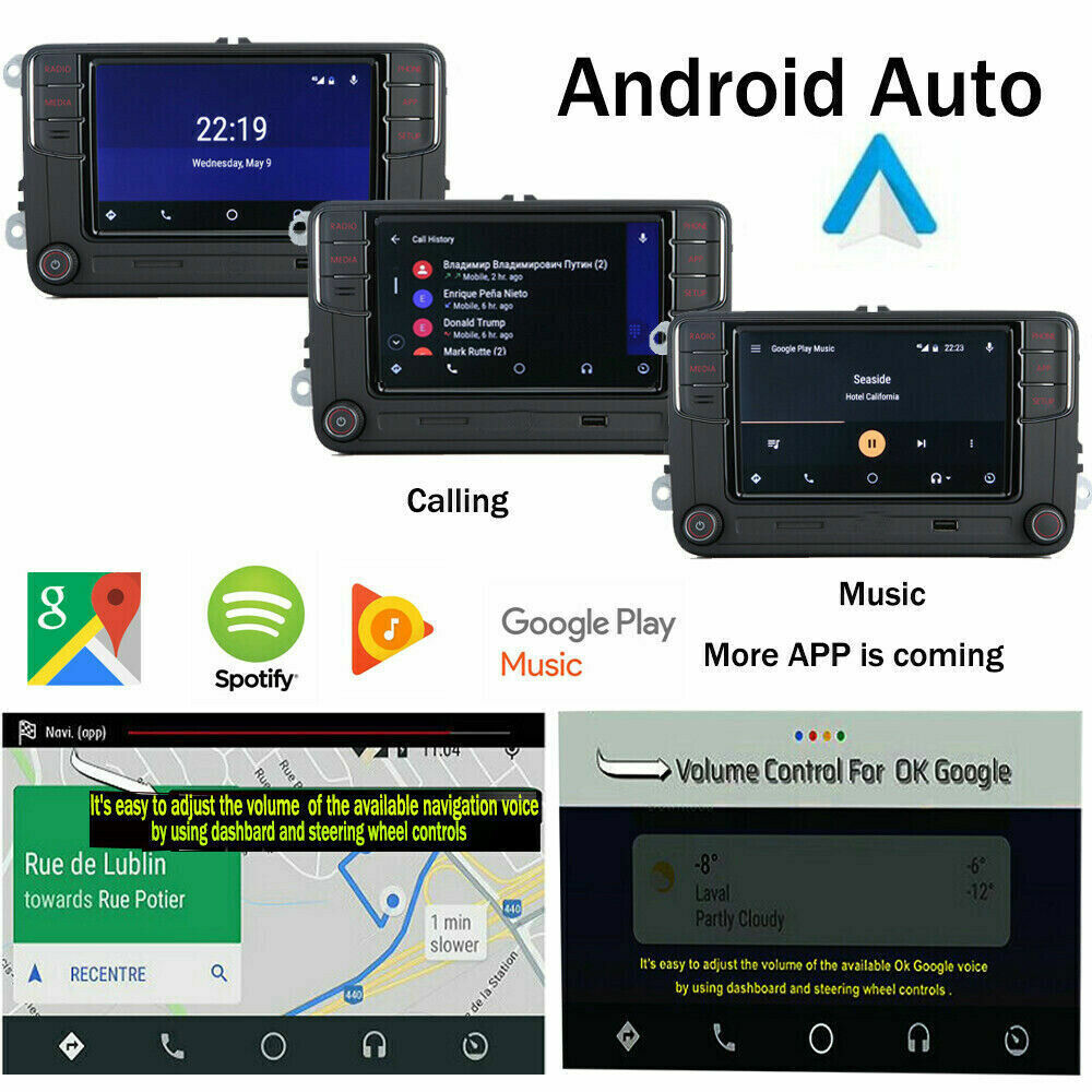 Car Stereo RCD360 PRO2 RCD330,Carplay,Android Auto,BT,USB,SD For VW ...