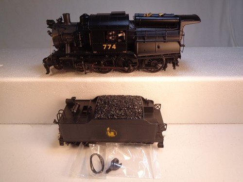 O Scale MTH 4-6-0 Camelback Steam Engine Jersey Central #774-DCC, Sound ...
