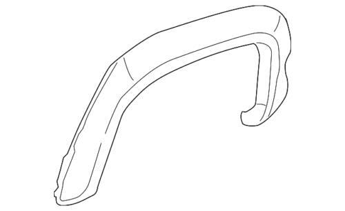 Genuine GM 2002-2007 Chevrolet GMC Primed Front Left Side Fender Flare ...