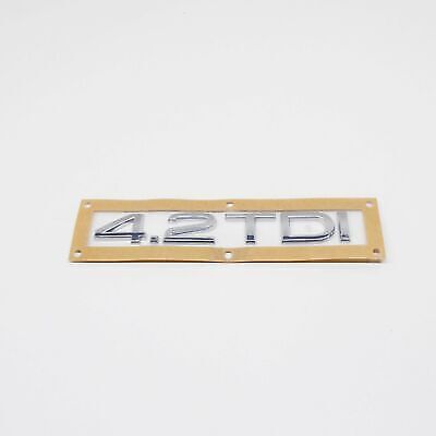 AUDI A8 D3 Rear Emblem Badge '4.2 TDI' 4E0853743S2ZZ NEW GENUINE | eBay