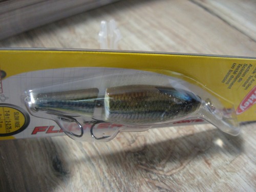 Berkley 3" Jointed Flicker Shad 7 Fishing Lure 1/3 Oz HD Emerald Shiner ...