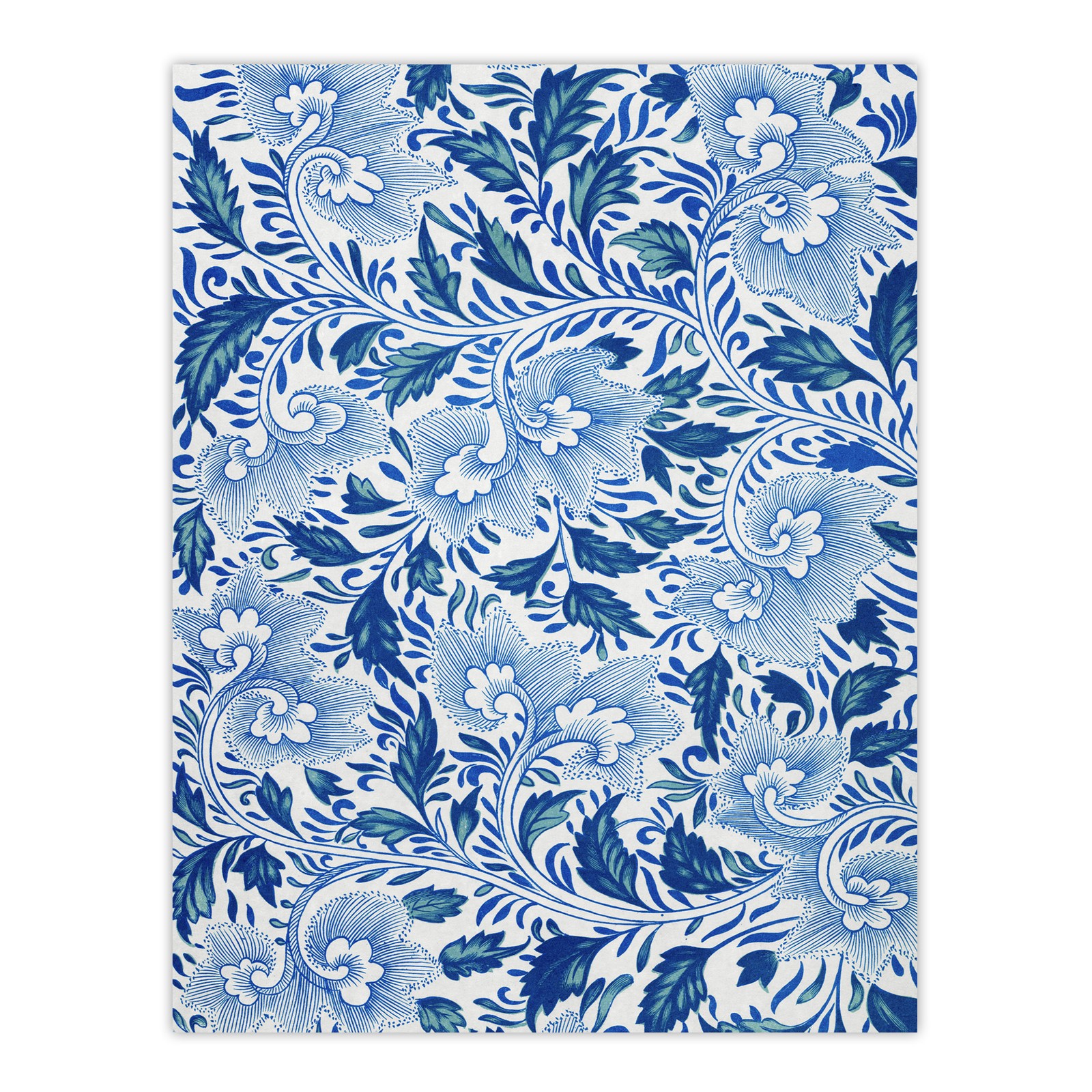 Owen Jones Elegant Ornamental Flower Pattern Wall Art Print | eBay ...