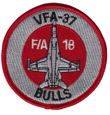 US NAVY PATCH: Strike Fighter Squadron 37 VFA-37 F-18 Ragin' Bulls ...