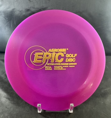 Purple Aerobie EPIC Disc Golf 166-169g Rare OOP Out of Production 9+/10 ...