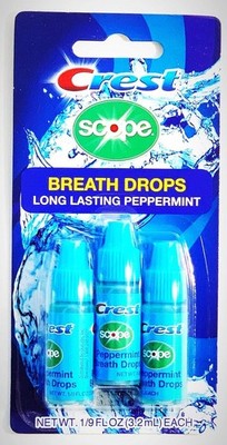 Crest Scope Breath Drops Long Lasting Peppermint, 1 Ct | eBay