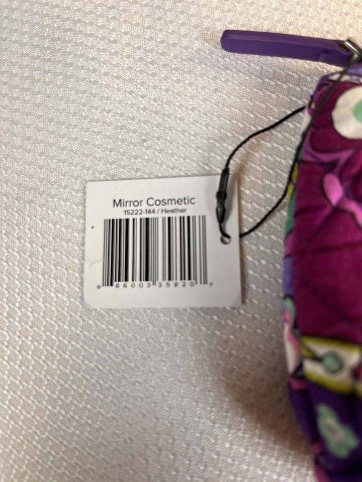 Vera Bradley Mirror Cosmetic-Heather, Great for Purse, Tote, Travel ...