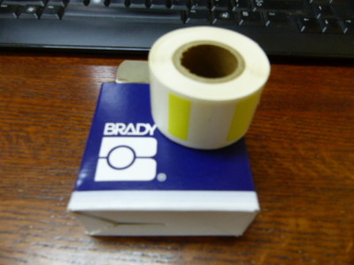 BRADY WML211-292-75-YL Qty of 1 per Lot Wire marker Labels - Yellow 1 ...