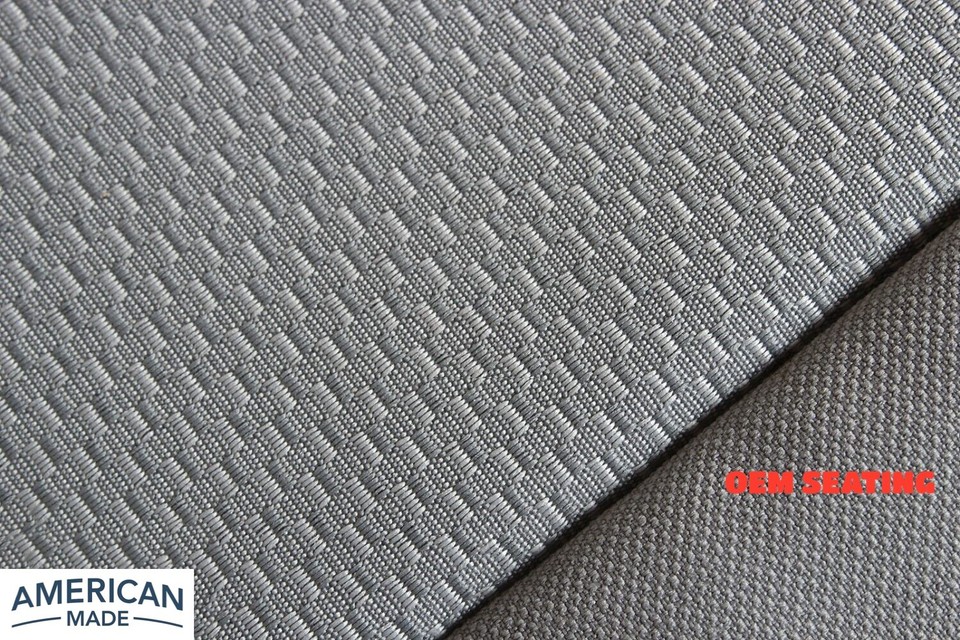 Driver Bottom Gray Cloth Seat Cover 2015 2016 2017 Chevy Silverado LS ...
