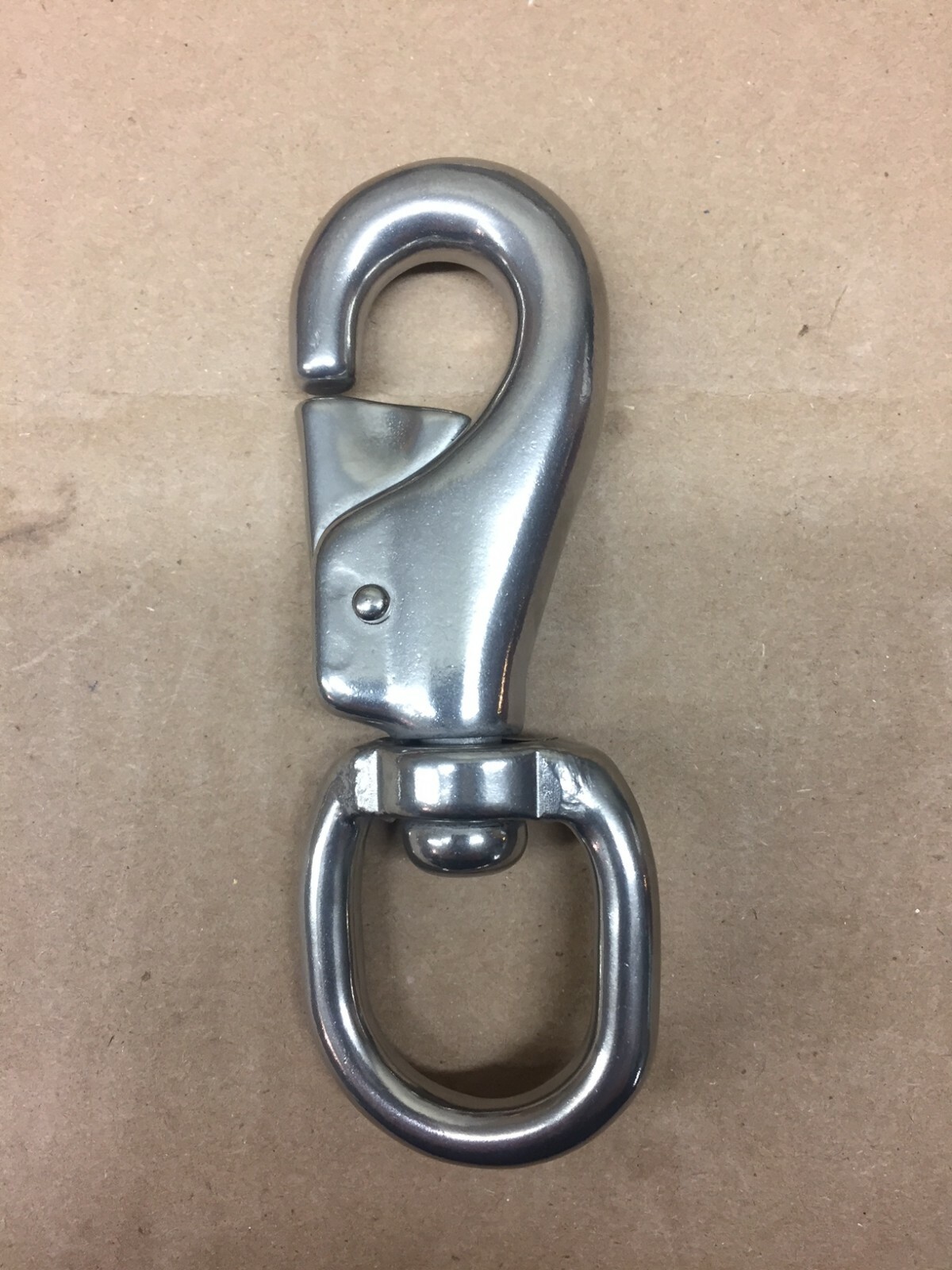 Mooring Line 5/8" x 4' Stainless Steel Bullsnap by 7/16" Load Rated ...