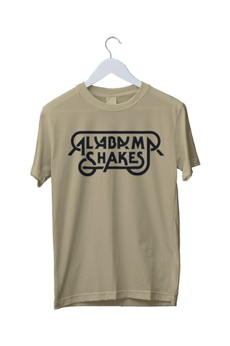 ALABAMA SHAKES XL Beige T-Shirt Blues Rock Band Graphic Print Logo ...