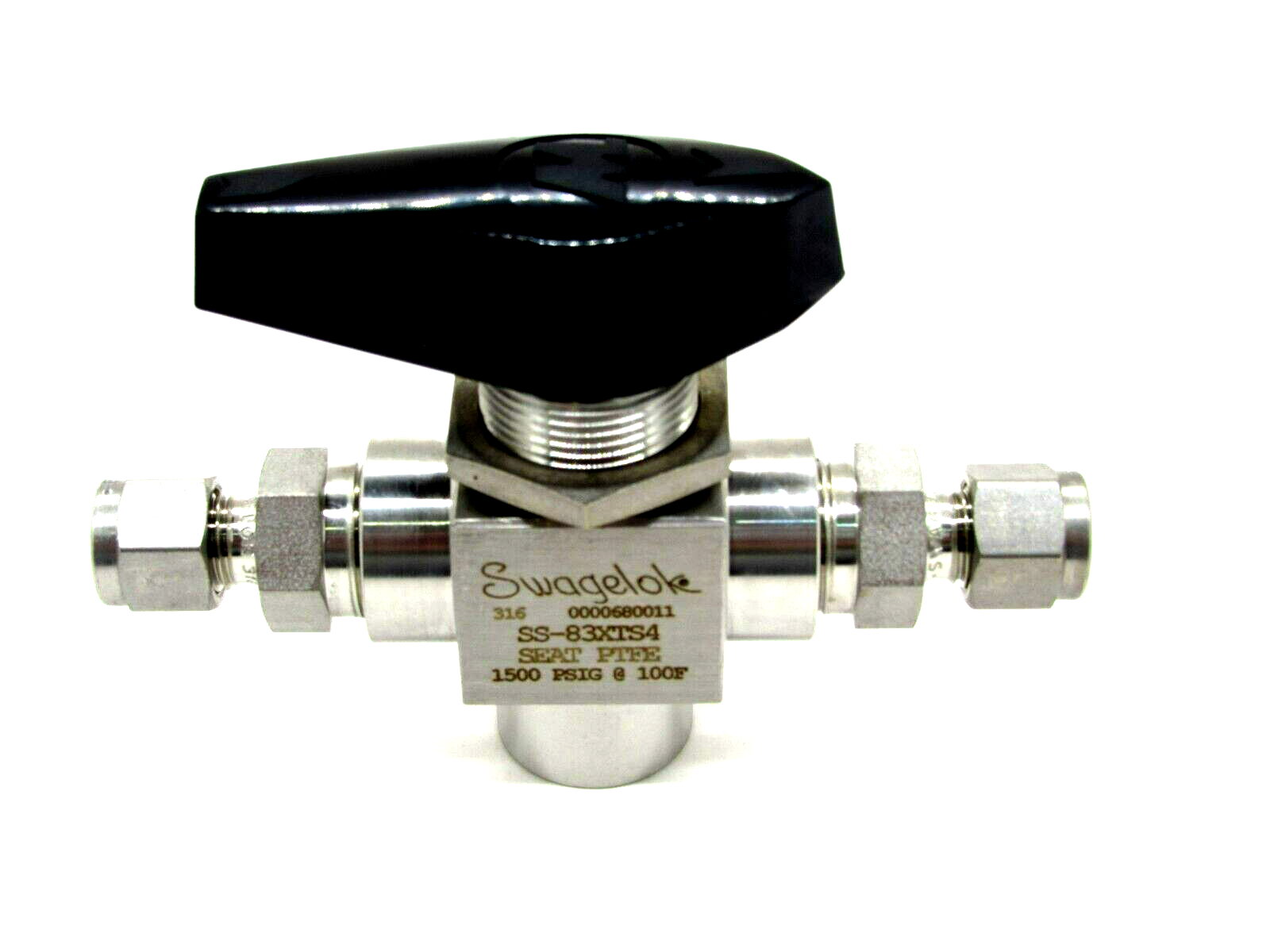 NEW SWAGELOK SS-83XTS4 3 WAY BULB VALVE SS83XTS4 | eBay