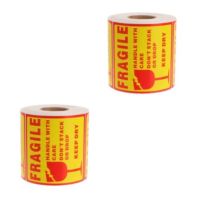 Zerbrechlich Box Label Verschiffen Warnung Aufkleber Verschiffen Label ...