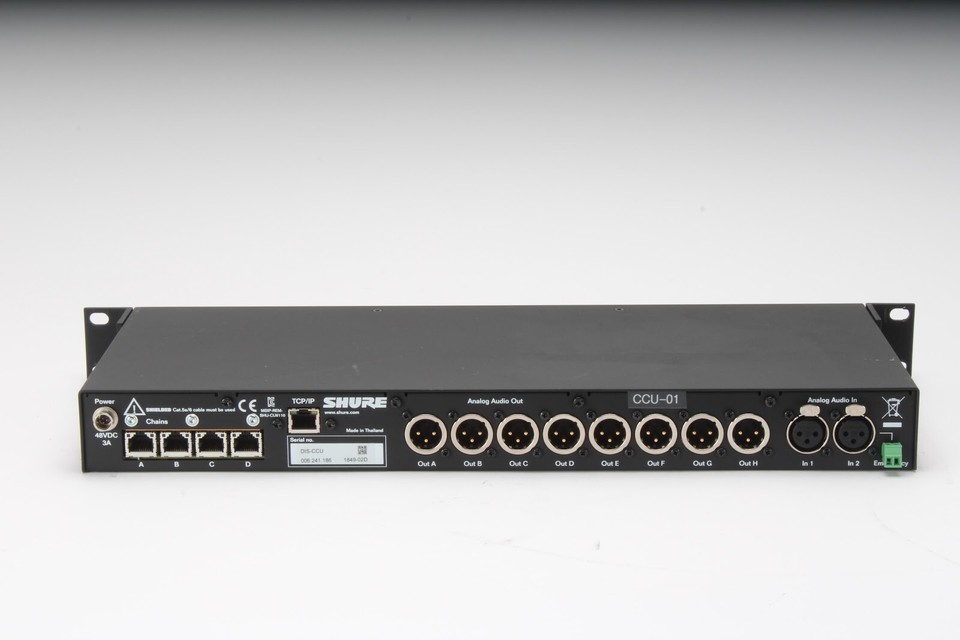 Shure DIS-CCU Central Control Unit With Rack Ears | eBay