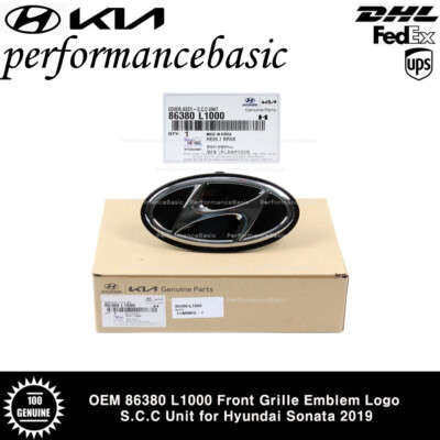 OEM 86380 L1000 Front Grille Emblem Logo S.C.C Unit for Hyundai Sonata ...