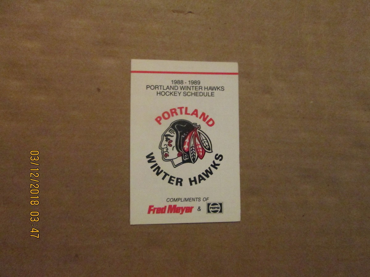Winter Hawks Logo WHL Mail Day Portland Winterhawks