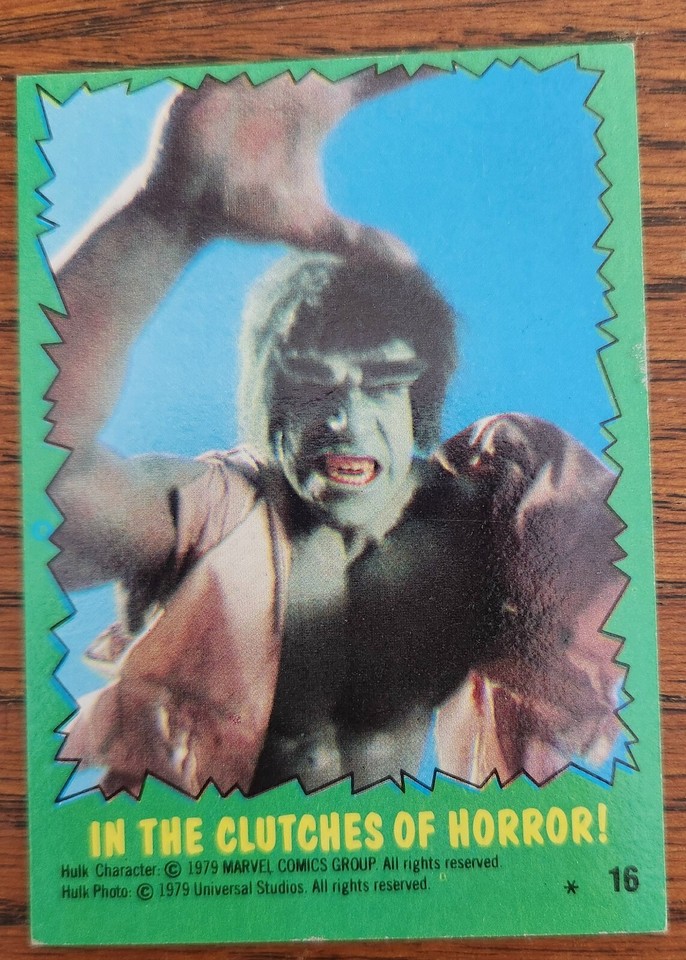 1979 Topps Incredible Hulk Trading Cards U Pick Choose Marvel Comic Lou ...