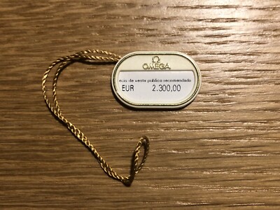 Tag Etiquette Label Omega Seamaster Quartz - Pour Watches - Règles de ...