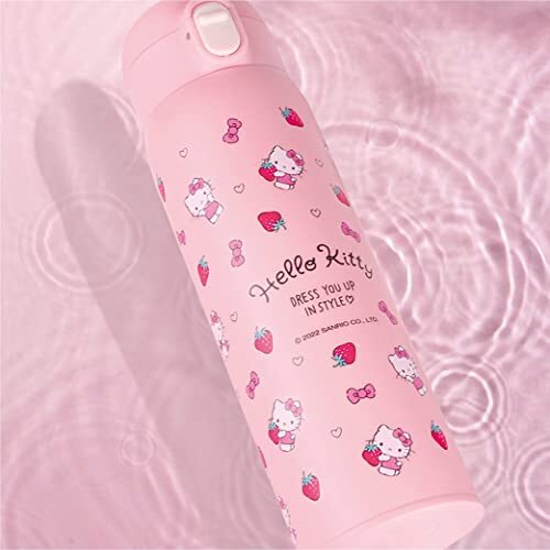 Hello Kitty Stainless Steel Insulated Water Bottle Pink 480ml | eBay