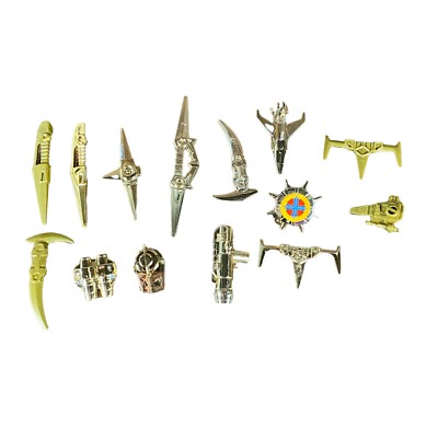 Lot of 14 Vintage 80's Original Voltron Weapons Accessories Swords Gold ...