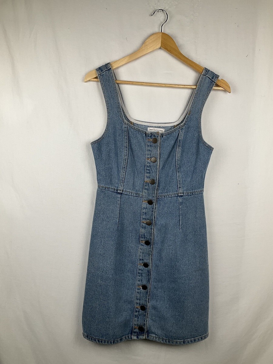 Denim Overall Dress Urban Outfitters