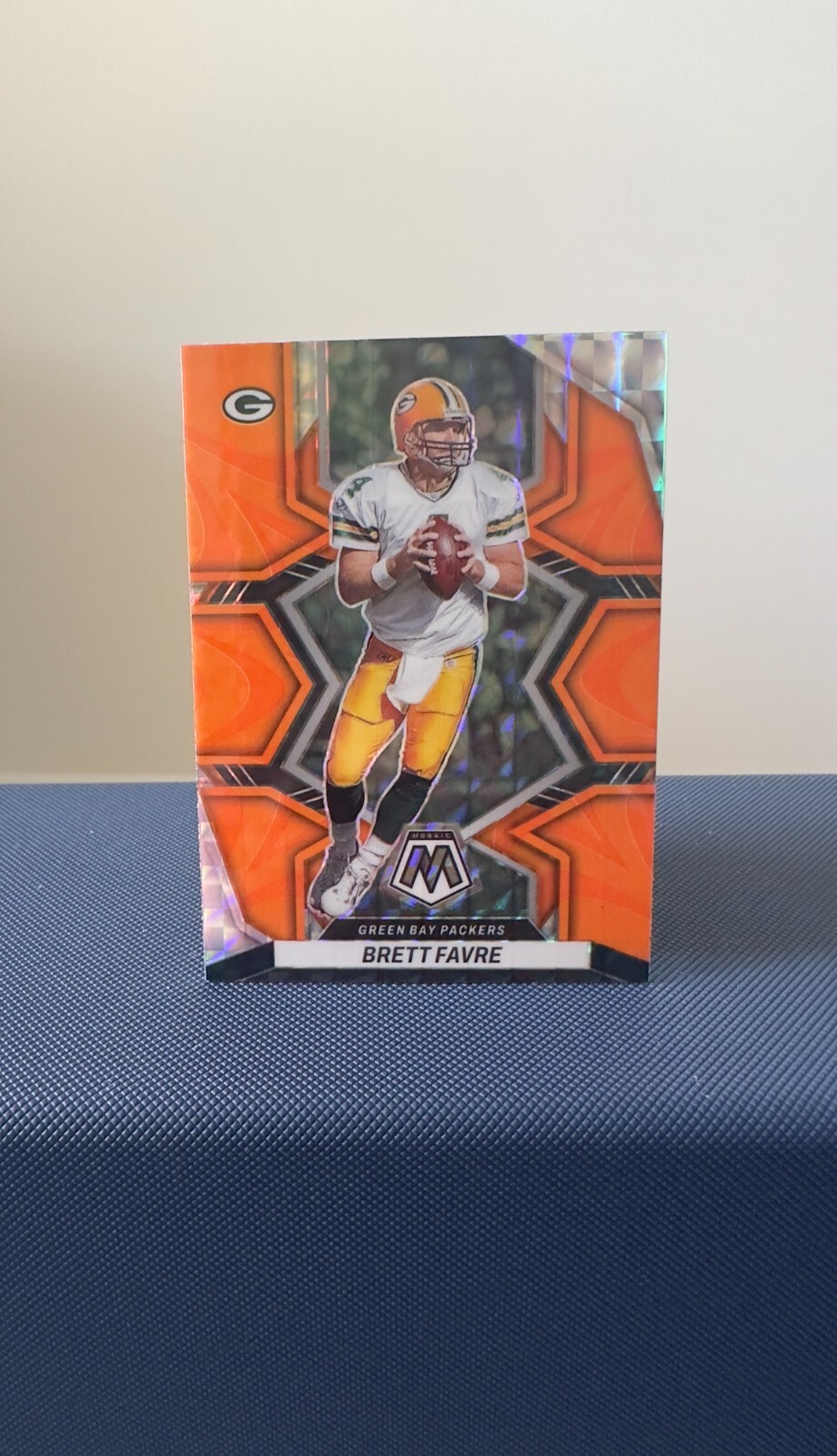 2022 - MOSAIC - BRETT FAVRE - ORANGE REACTIVE PARALLEL PRIZM #75 | eBay