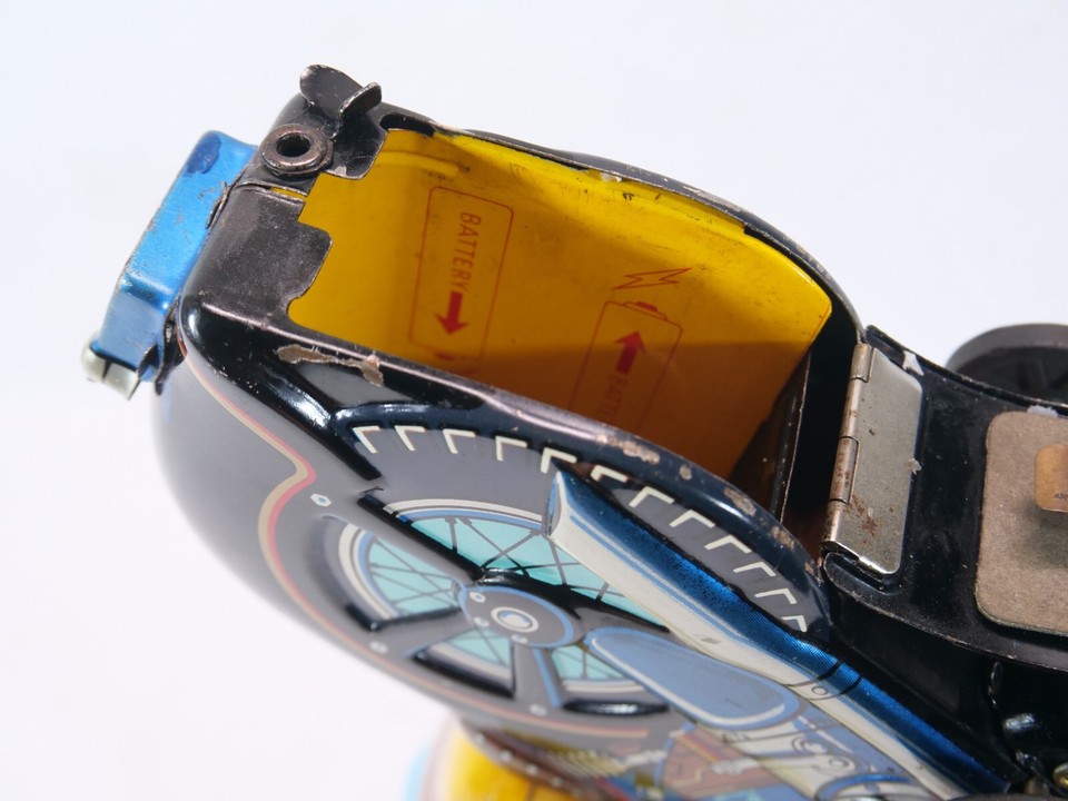 1950's Masudaya (MT) EXPERT ATOM TRICK MOTOR CYCLIST with OG fake box ...