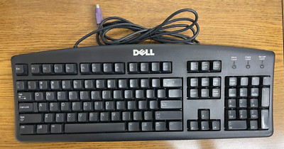DELL Original Authentic Vintage RT7D20 SK-8110 PS/2 Wired Keyboard ...
