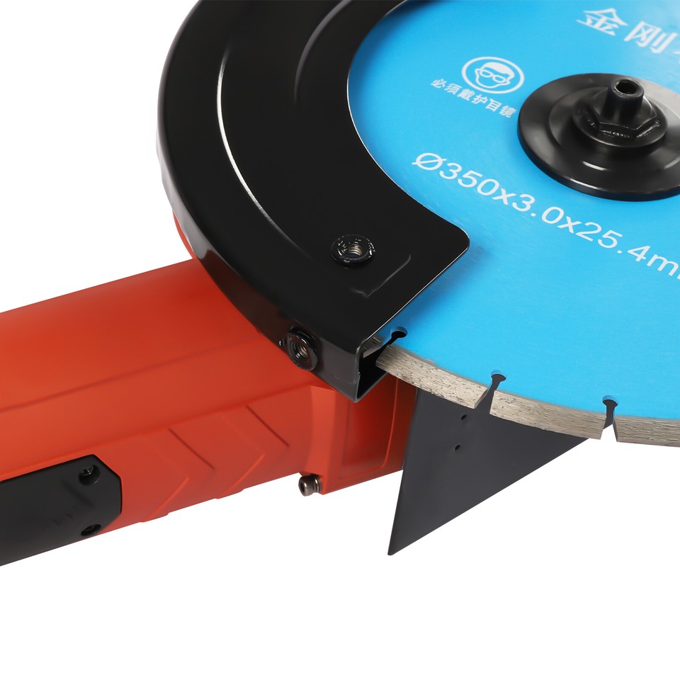 3000W 350mm Electric Disc Cutter Wet Concrete Stone Tiles Diamond ...