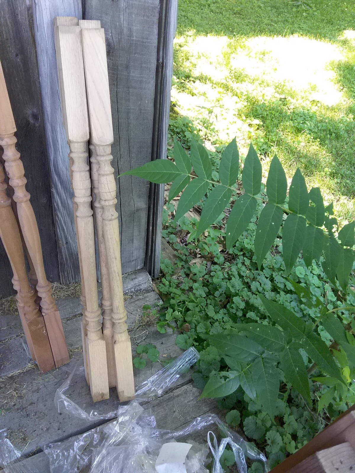 Set 4 Oak Spindles Balusters New Seconds Furniture Making Hobby Craft ...