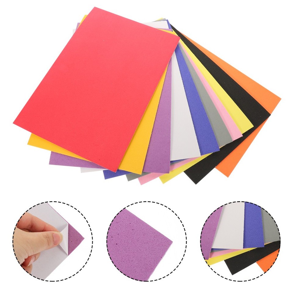 30 Sheets Diy Foams Papers Colorful Handcraft Scrapbooking Supplies ...