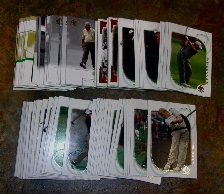 2001 Upper Deck SP Authentic Golf Cards Complete Base Set, 1-44 & 90 ...
