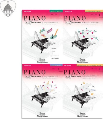 Faber Piano Adventures Level 1 Bundle- Lesson, Performance, Technique ...