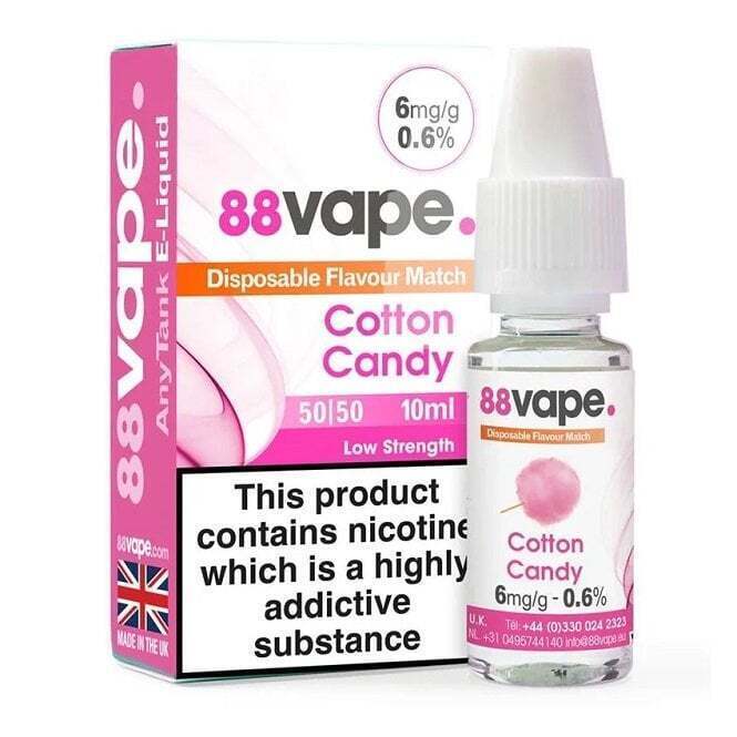 88 Vape E-Liquid | 10ml | 44 Flavours pod liquid | All Strengths | 10 ...