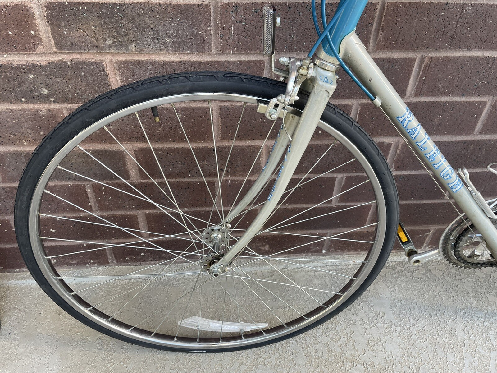Vintage Raleigh Record Road Bike 63.5cm Frame Suntour Groupset Silver ...
