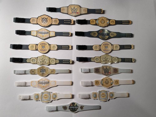 NEW 16 WWE Custom Wrestling Figure Belts FROM 2024-2025 (FIGS NOT ...