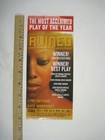 Ruined Playbill 2009 Manhattan Theatre Ticket Carl Cofield Jamie ...