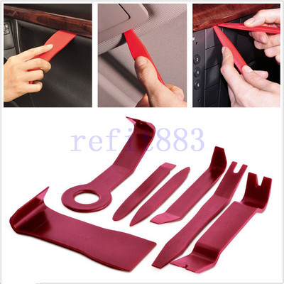 7pcs Car Stereo Radio Audio Trim Removal Kit Tools Pry Panel Door Dash ...