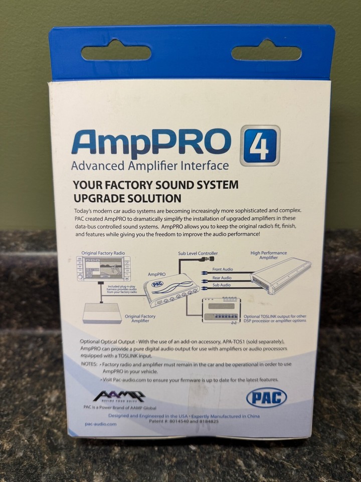 NEW PAC AmpPRO AP4-CH31 Aftermarket Amplifier Interface to select 2011+ Chrysler | eBay