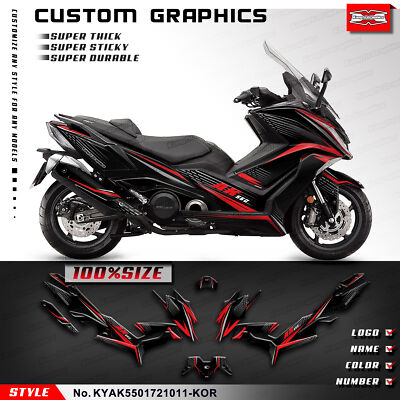 Racing Graphics Adhesive Sticker for KYMCO AK550 2017 2018 2019 2020 ...