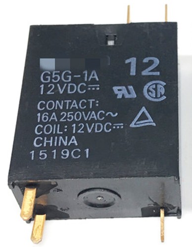 1PC G5G-1A-12VDC Power Relay 16A 250VAC 3 Pins | eBay