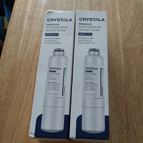 2 Crystala Premium Refrigerator Water Filter Model: CF7. For Samsung ...