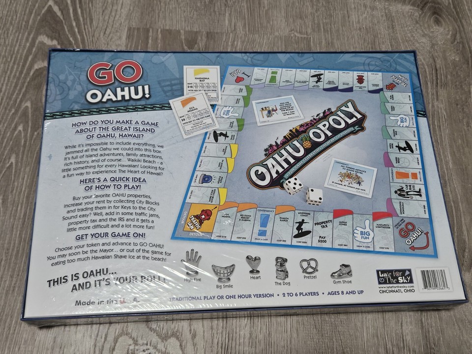 Oahu Opoly Hawaii Monopoly Board Game Limited Edition - New Sealed! | eBay