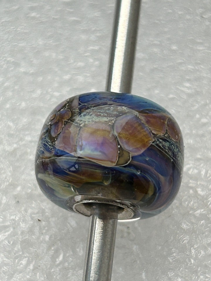 RACHEL BANJO BEADS Lampwork Bead. Fits Trollbeads. 15mm x 15mm. New ...