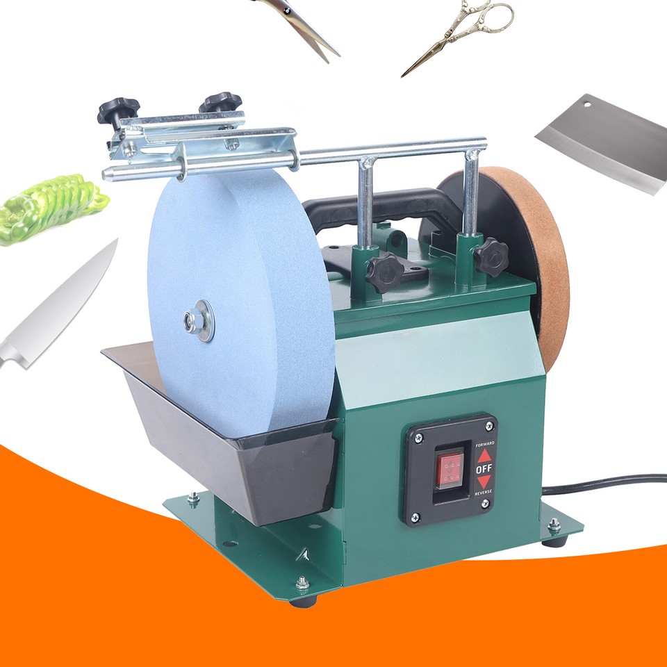 Electric Knife Sharpener Water-cooled Grinder Bench Wet Stone Grinding ...