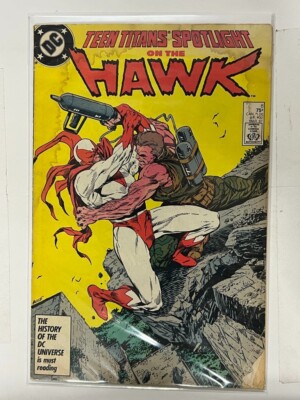 DC 1987 TEEN TITANS SPOTLIGHT ON THE HAWK MAR #8 COMIC BOOK | Combine ...