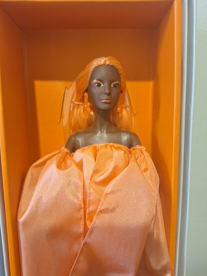 BARBIE SIGNATURE !!CHROMATIC COUTURE!! THE ORANGE BARBIE DOLL !! | eBay